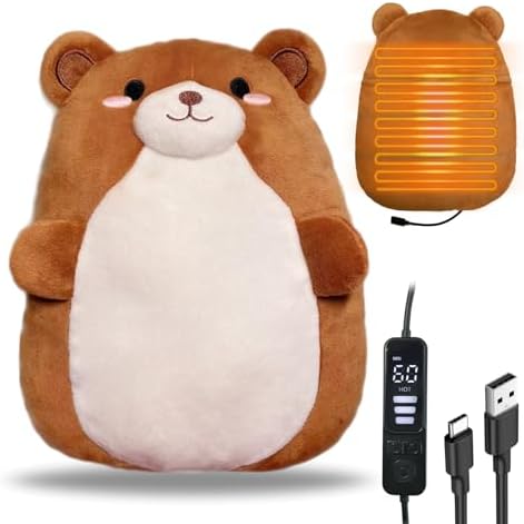 Amazon.com: Kivdes Electric Heating Pad for Menstrual Period Cramps USB ...