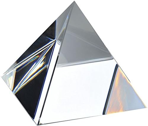Amazon.com: Amlong Crystal Clear Crystal Pyramid 3 inch with Gift Box ...