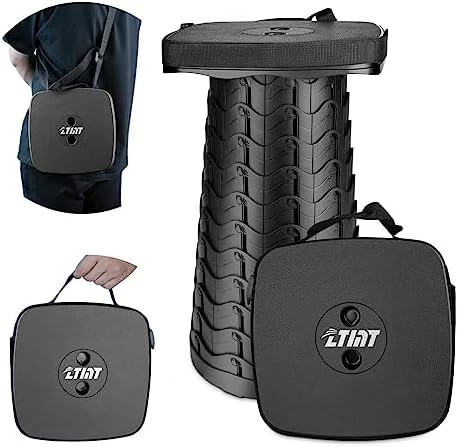 Fishboy Upgraded Portable Collapsible Stool, Folding Retractable ...