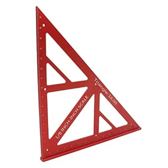 Woodworking Ruler, Carpenter Square Multifunctional Aluminum Alloy ...