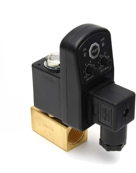 Automatic Drain Valve, 1/2 inch DN15 Electronic Timer control auto ...