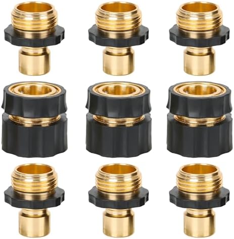 Amazon.com: Vego Quick Connector Set with Shut-off Valve, Water Stop ...