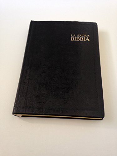 Amazon.com: La Sacra Bibbia - Italian Language Bible / Black Leather ...