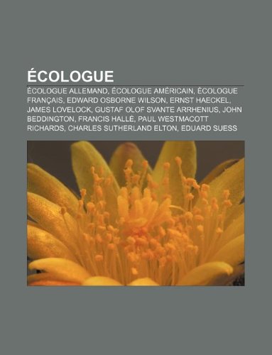 Amazon.com: Ecologue: Ecologue Allemand, Ecologue Americain, Ecologue ...