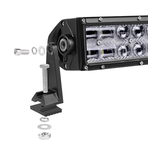 Snapklik.com : Side Brackets, Light Bar Mounting Brackets Kit Universal ...