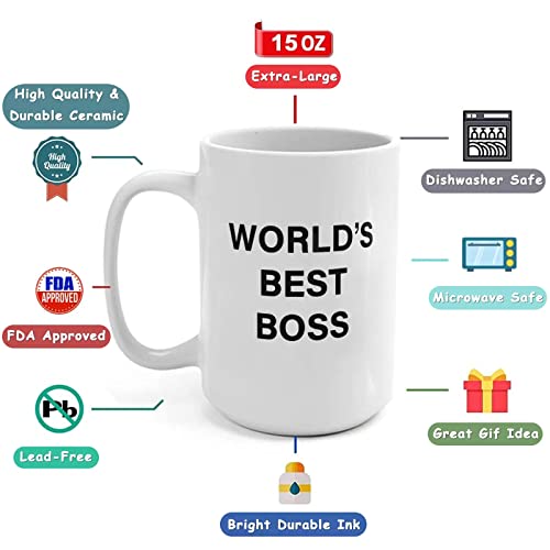 Snapklik.com : Worlds Best Boss Mug, The Office Mug Dunder Mifflin 15 ...