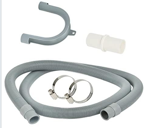 1m Long Drain Hose Extension Pipe Kit for Washing Machine Washer Dryer ...