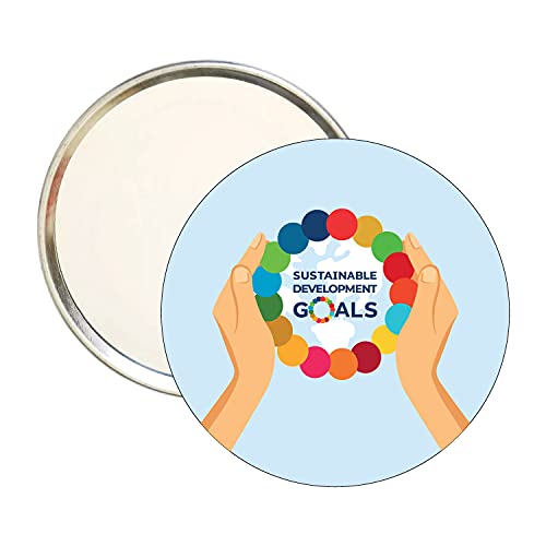 Buy ROUND MIRROR ODS SDG SUSTAINABLE DEVELOPMENT SUSTAINABLE ...