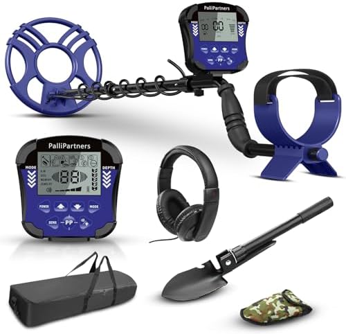 Amazon.com : VEVOR Metal Detector for Adults & Kids, 10 Inch Waterproof ...