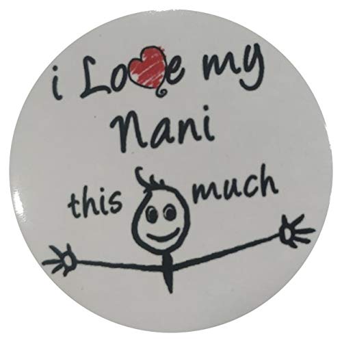 Buy THE CREATIVE BOX I Love My Nani Round Badge Online at Low Prices in ...
