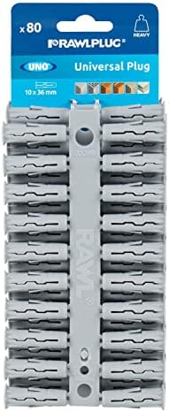 Rawlplug RAW68500 Yellow Uno Wall Plugs 5mm x 24mm Card of 96 : Amazon ...