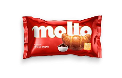 Amazon.com : Molto Super Max Croissants From Greece with Cocoa Cream ...