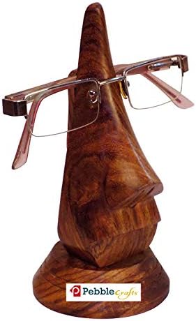 Buy Pebble Crafts Handmade Wooden Nose Shaped Spectacle Specs Eyeglass ...