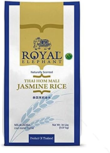 Amazon.com : Royal Elephant Premium Thai Jasmine Rice - 2lb | NON-GMO ...