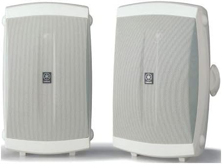 Yamaha interior/exterior de 2 Vías altavoces (par), 2 altavoces, Blanco ...