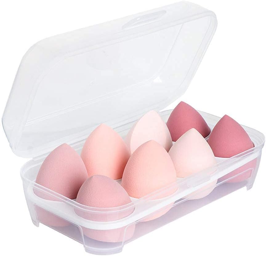 Amazon.com : SINEN 4 Pcs Dry and Wet Use Makeup Sponge Set Blender ...