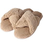 Amazon.com | Home Slipper Women's Soft Fleece Indoor Non-Slip House ...