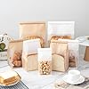 Roppolo 50 Pcs 3.9 Inch Bread Bags with Tin Tie, Mini Loaf Bags Made Of ...