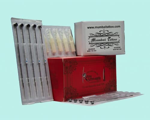 Mumbai Tattoo Katana Premium Red Combo Pack (5RS Needle, 5RT Tip Pack ...