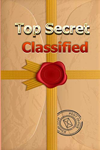 Top Secret Classified: Journal in the form of a message, Spy Notepad ...