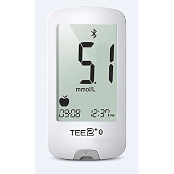 TEE2+ Blood Glucose Meter - Easy to use, Accurate, Stores 1000 Readings ...