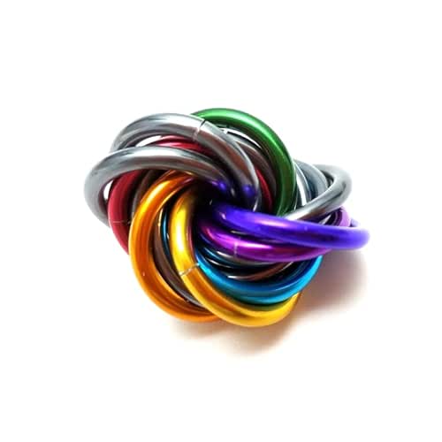 Amazon.com: Mobii (Small, Multicolor): Fidget Mobius Toy, Anxiety ...