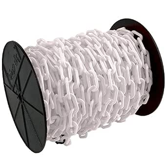 Mr. Chain - 1.5" Plastic Chain - White- 200' on a reel : Amazon.co.uk ...
