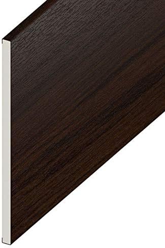 150mm Wide - UPVC Plastic Flat Soffit Board Rosewood - Utility/Reveal ...