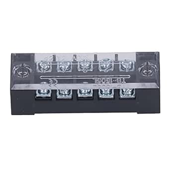 Double Row Terminal Strip, 15A Easy Installation Professional Wire ...