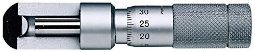 Mitutoyo 147-103 Can Seam Micrometer, Ratchet Stop, 0-13mm Range, 0 ...