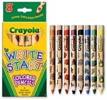 Amazon.com : Write Start Colored Pencils (Set of 8) : Wood Colored ...