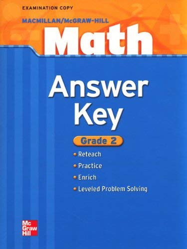 Math Answer Key Grade 2: unknown author: 9780021043460: Amazon.com: Books