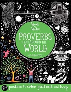 Proverbs from Around the World: 24 Posters to Posters to Color (Words ...