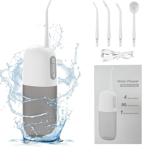 Amazon.com: Water Dental Flosser Teeth Pick, Portable Cordless Oral ...