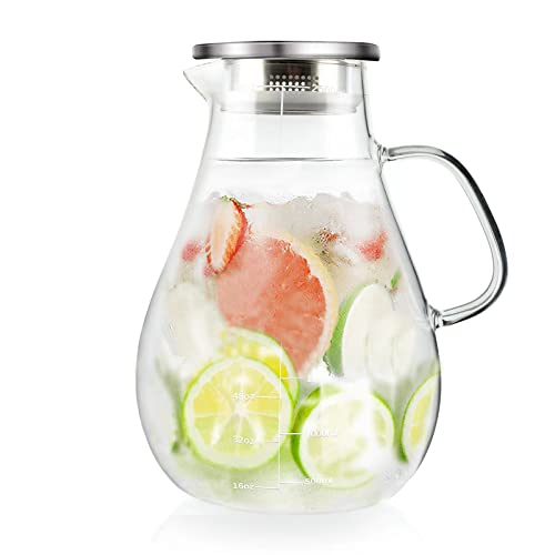 Top 10 Glass Water Infuser Pitcher of 2022 - Katynel