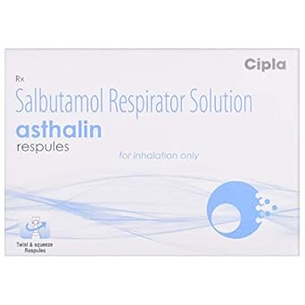 Asthalin - Pack of 5x2.5 ml of Respules : Amazon.in: Health & Personal Care