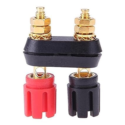 KeepItSecret Hot Quality Banana Plugs Couple Terminals Red Black ...
