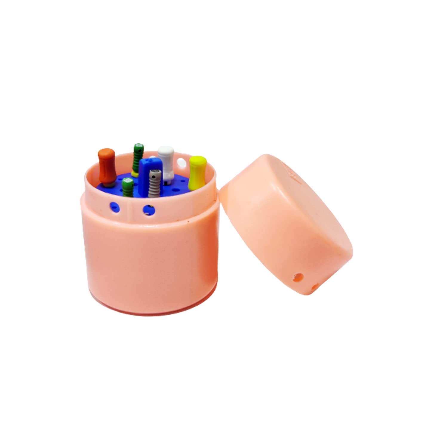 Unique Dents DENTAL Endo Box 26 Slots Round | Autoclavable Endo Box ...