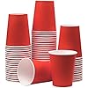 Yuxitia Disposable Paper Cups, 60pcs Red Paper Cups For DIY Wedding ...