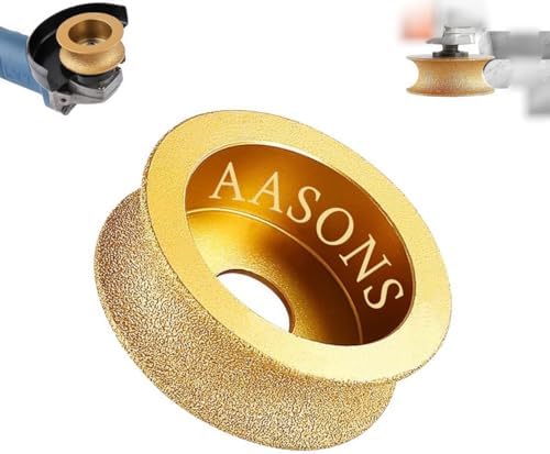 AASONS 30mm Diamond Profile Hand Half-Round Edge Blade Brazing Masonry ...