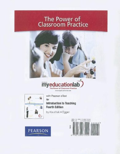 Introduction to Teaching Myeducationlab With Pearson Etext Standalone ...