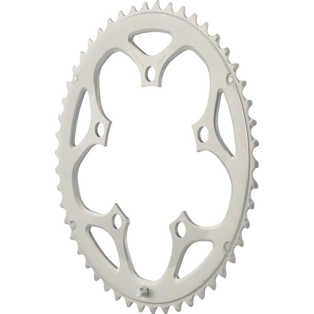 Amazon.com : Shimano Tiagra 4550 50t 110mm 9-Speed Chainring Silver ...