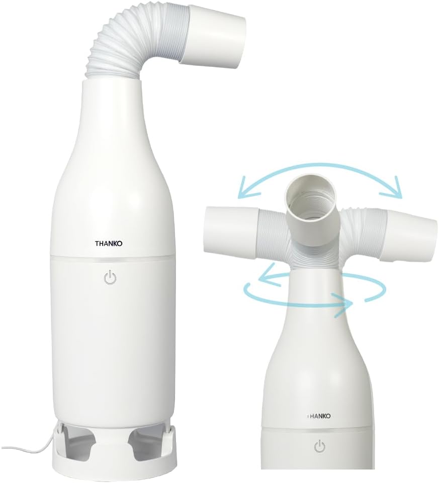 Amazon | THANKO クーラーファン 扇風機 排熱なし スポットクーラー 小型スリム 家庭用「冷たい風が出るUSBスポットアイスファン」SCLM25SWH | THANKO ...