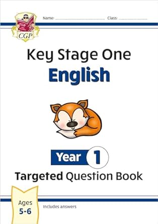 KS1 English Year 1 Targeted Question Book (CGP Year 1 English) : CGP ...