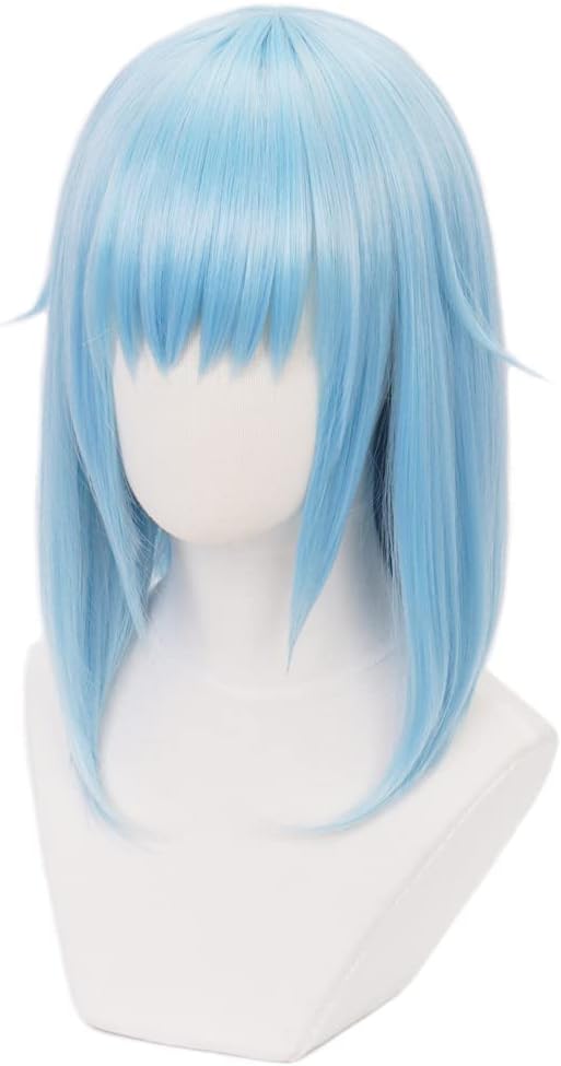 Amazon.com: DOUJIONG Mens Anime Rimuru Tempest Cosplay Wig Long Hair ...