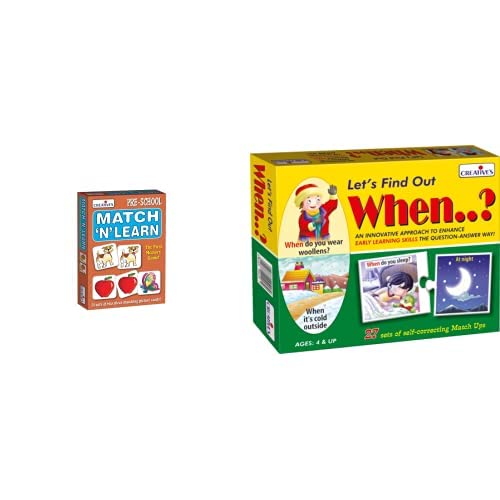 Buy Creative Educational Aids P. Ltd. Match N Learn & Let's Find Out ...