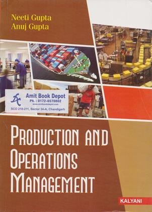 Production and Operations Management B.Com 5th Sem. Pb. Uni.: Gupta ...