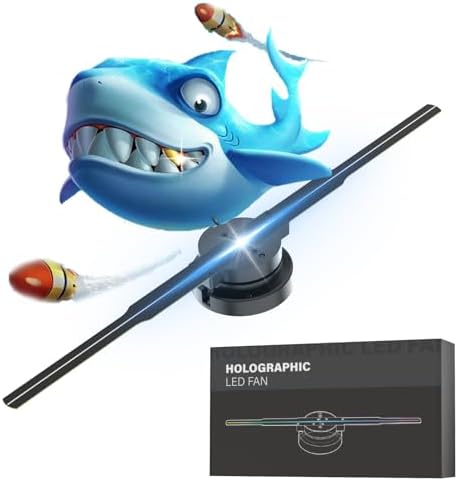 Amazon.com: Upgrade 3D Hologram Advertising Display Fan 16.5 inch, 640 ...
