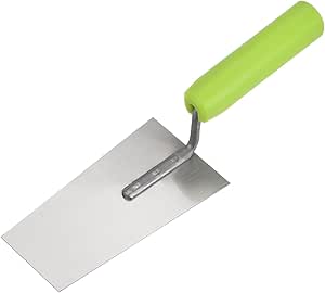 uxcell Flat Masonry Hand Trowel 5.9"x3.1" Drywall Concrete Finishing ...