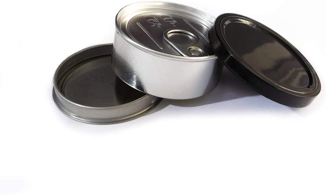 Buy Tuna Cans and label stickers warpping & lid 3.5g tin cans 20 Pack ...